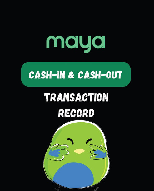 Paymaya / Maya Transaction Record Book – Guiding Millennials